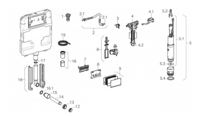 Geberit In-Wall Cisterns: How to Identify Geberit Spare Parts - Buy Online