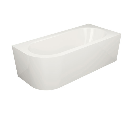 BetteStarlet D-Shaped Silhouette Freestanding Bath - Steel Baths