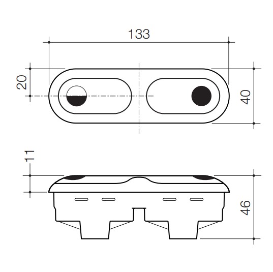 Caroma 405167W Toilet Buttons Replacement - Online Australia