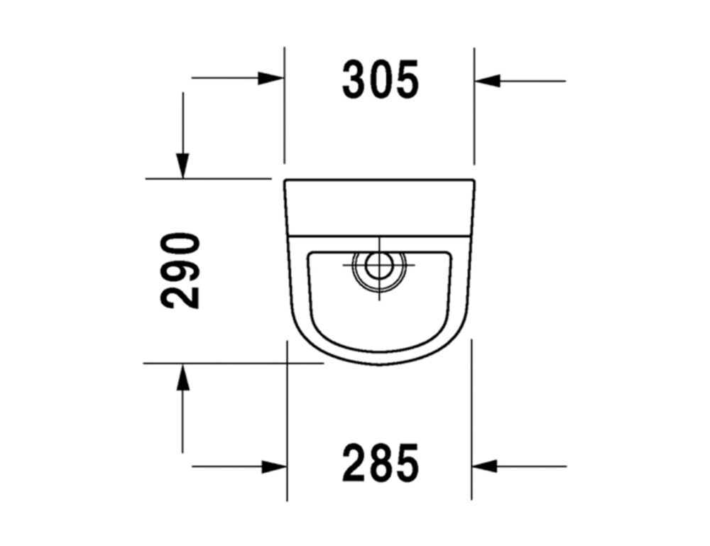 Duravit D-Code Urinal - Sydney Tap and Bathroomware
