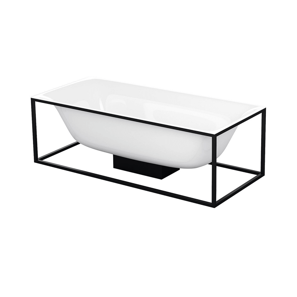Bette Lux Shape Freestanding Bath Frame - Steel Enamel Bath