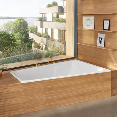 Bette Space L 1700 Drop in Steel Bath - Sydney Bette Baths