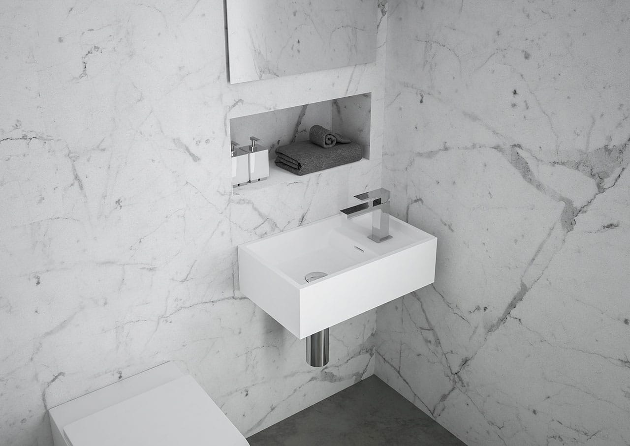 Omvivo C Design Micro 485 Wall Mounted Basin - Sydney