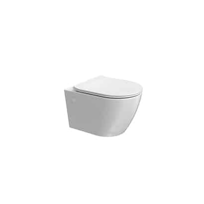 Parisi Ellisse MKII Rimless Wall Mounted Toilet Pan - Sydney Parisi