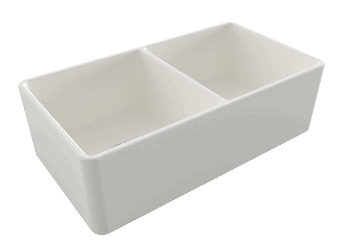 Turner Hastings Novi 85 x 46 Fine Fireclay Matte White Butler Sink - Buy