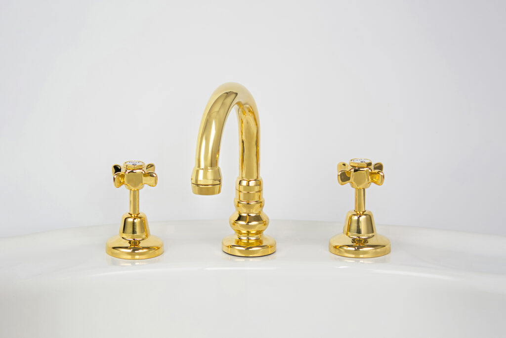 CB Ideal Heritage Gooseneck Basin Set - Sydney Tap and Bathroomware