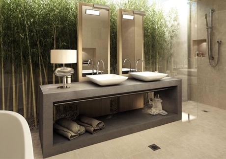 Marblo Mojo Little Square Bench Basin - Sydney Tap and Bathroomware