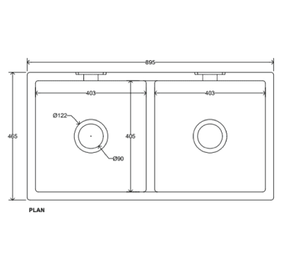 Whitebirk Ribbleton Double Bowl Butler Ceramic Kitchen Sink - Buy Now