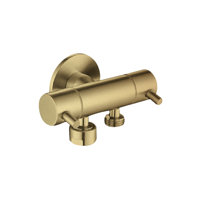Linkware Dual Control Mini Cistern Cock - Brushed Gold - Sydney Tap and ...