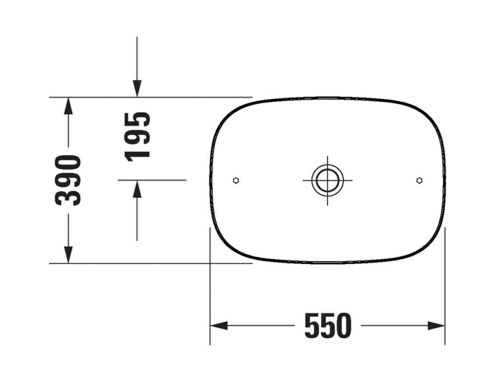 Duravit Zencha Washbowl 550mm - Buy Duravit Online