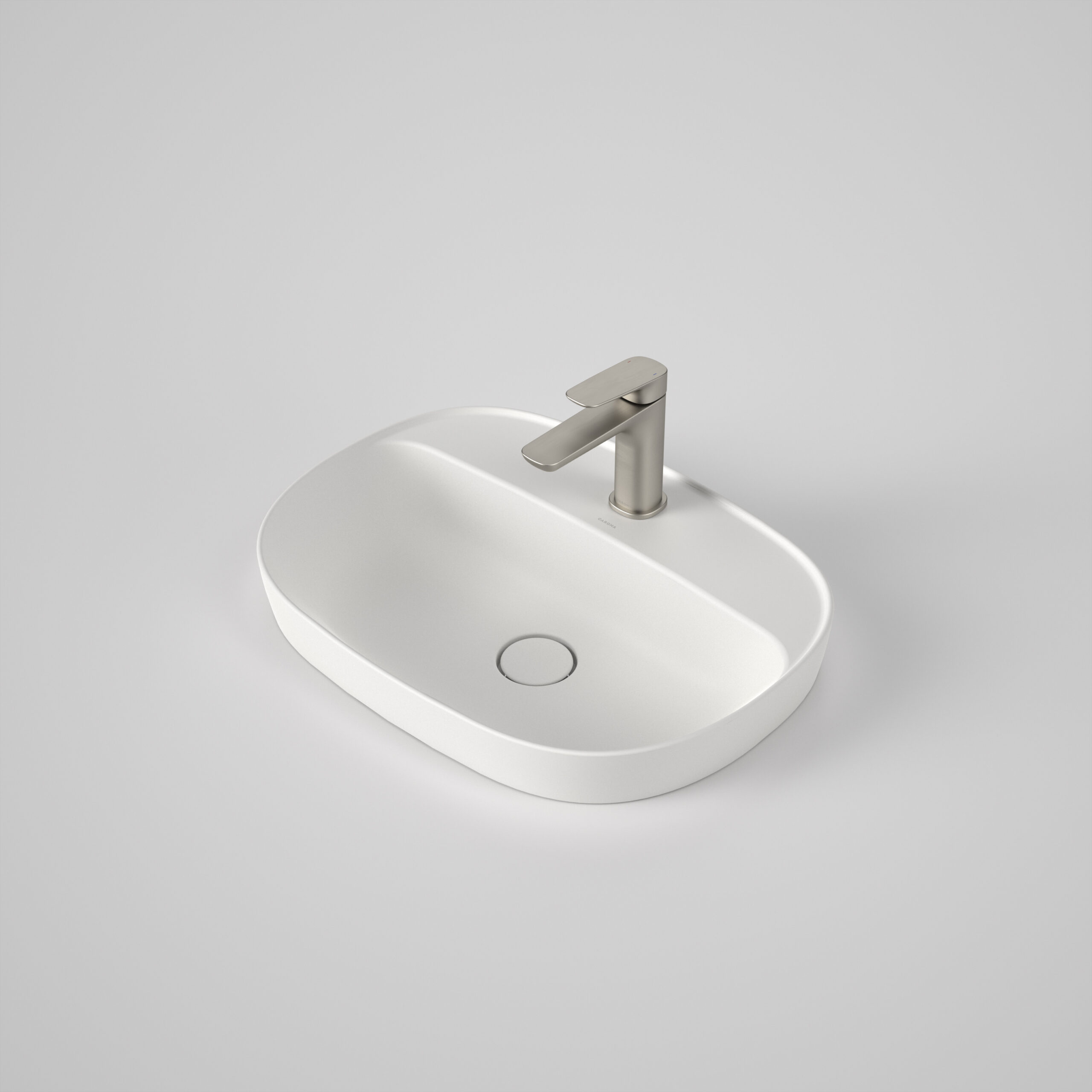 Contura II 530mm Inset Basin Tap Landing (1 Tap Hole) - Sydney Tap and ...