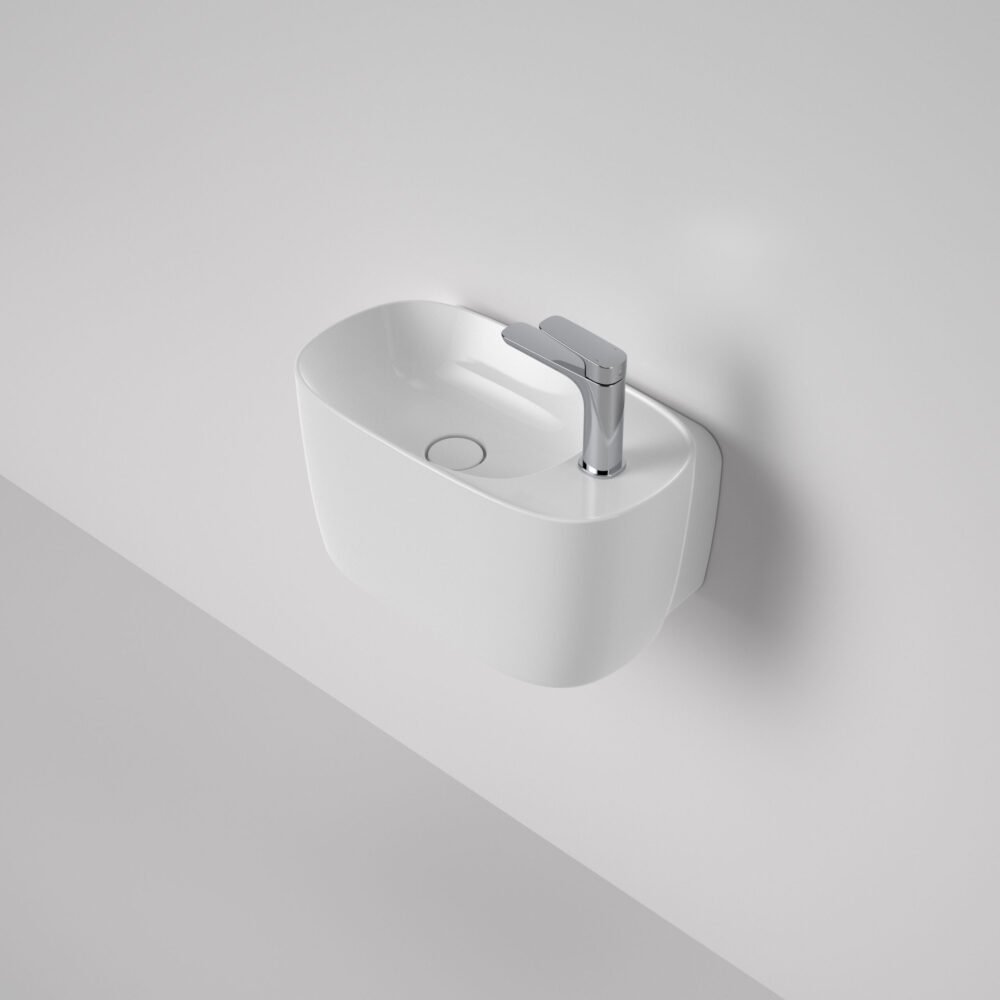 Contura II Hand Wall Basin (1 Tap Hole) - Sydney Tap and Bathroomware