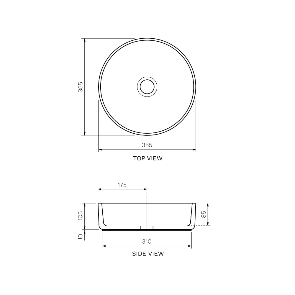 Parisi Envy II Counter Basin - Buy Parisi Basin