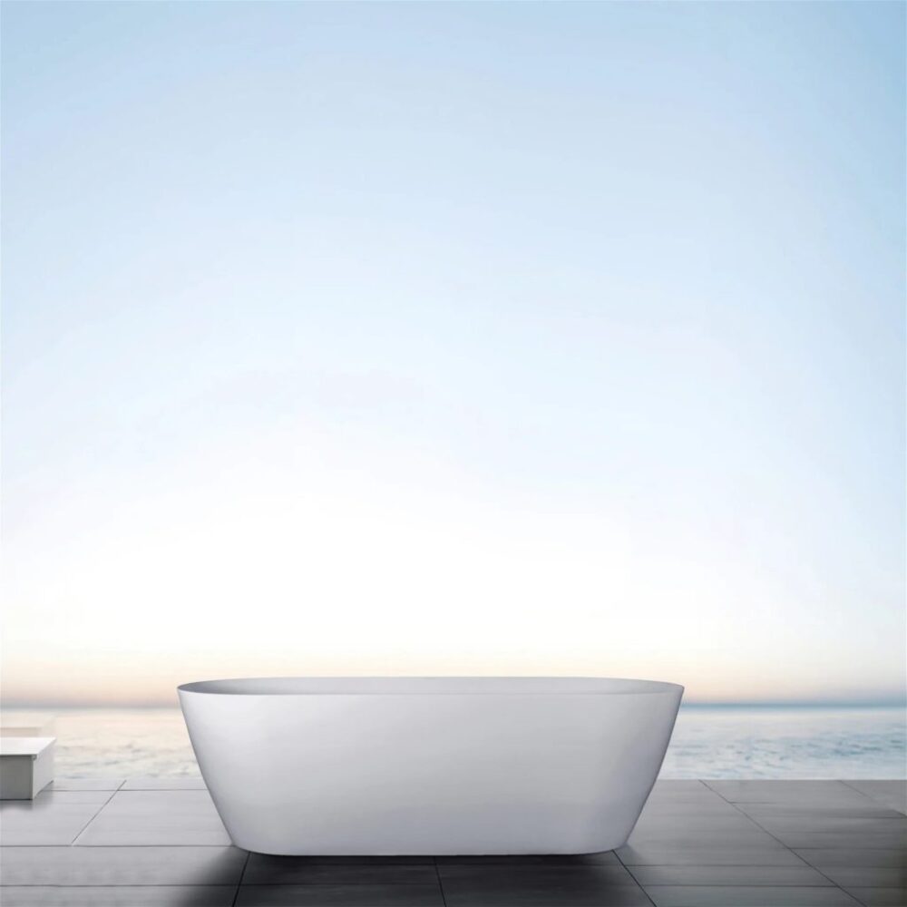 DADOQuartz Echo Oval 1600 Freestanding Bath - Buy Stone Baths