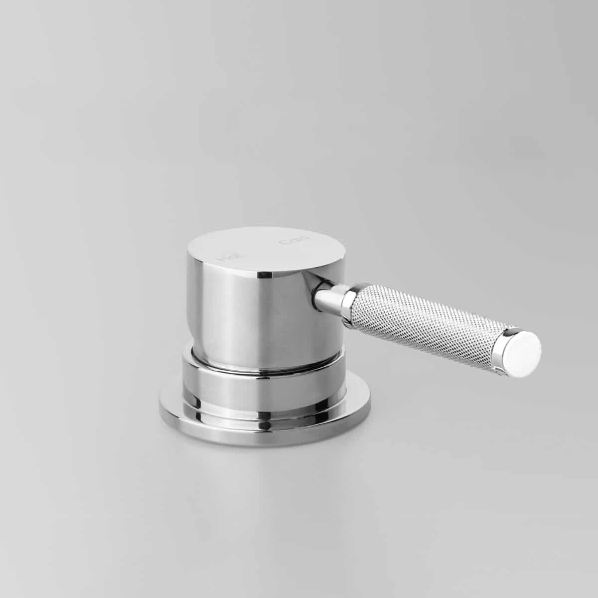 Astra Walker Icon + Lever Knurled Hob Mixer - Sydney Tap