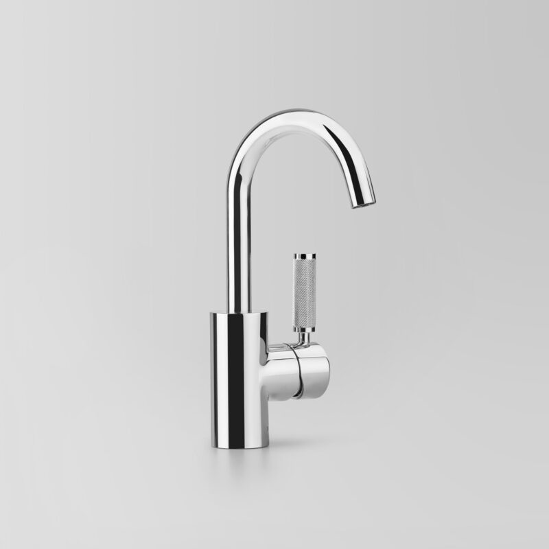 Astra Walker Icon + Lever Knurled Basin Mixer - Sydney Tap and Bathroomware