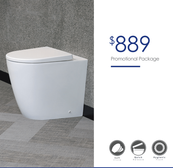 Argent Grace Wall Faced Toilet Package - Buy
