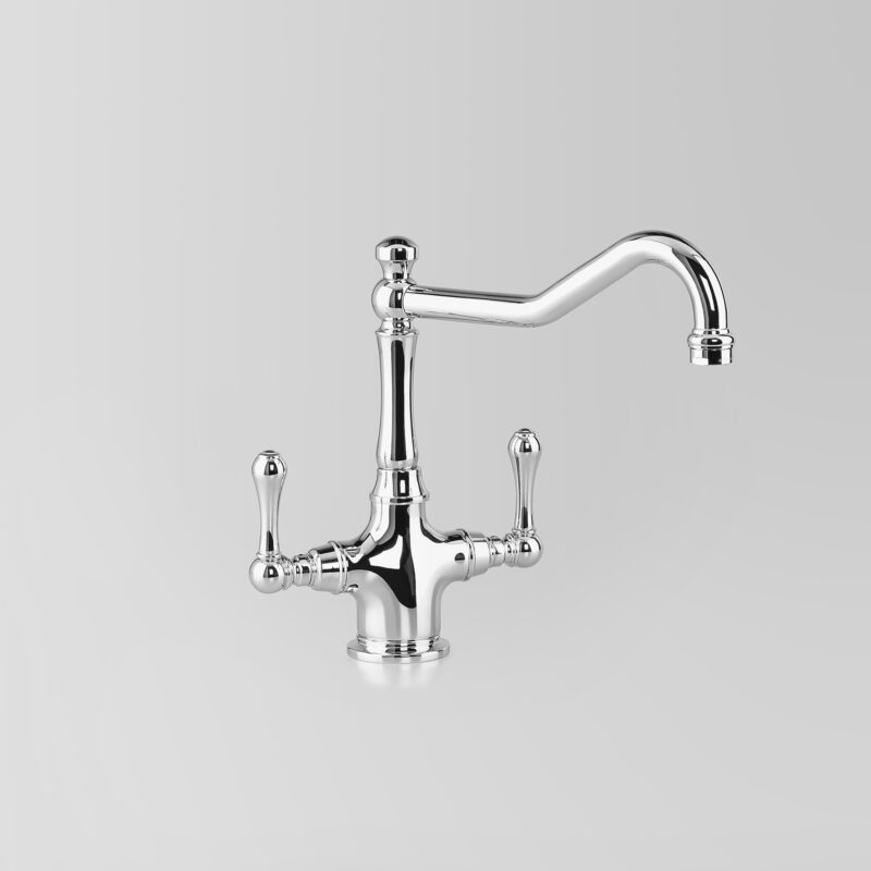 Astra Walker Olde English Kitchen Mixer, 210mm Stanmore Swivel Spout ...