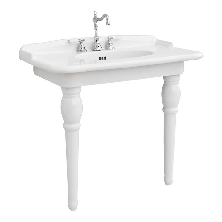Parisi Hermitage Basin (920mm) Ceramic Legs - Sydney Tap and Bathroomware