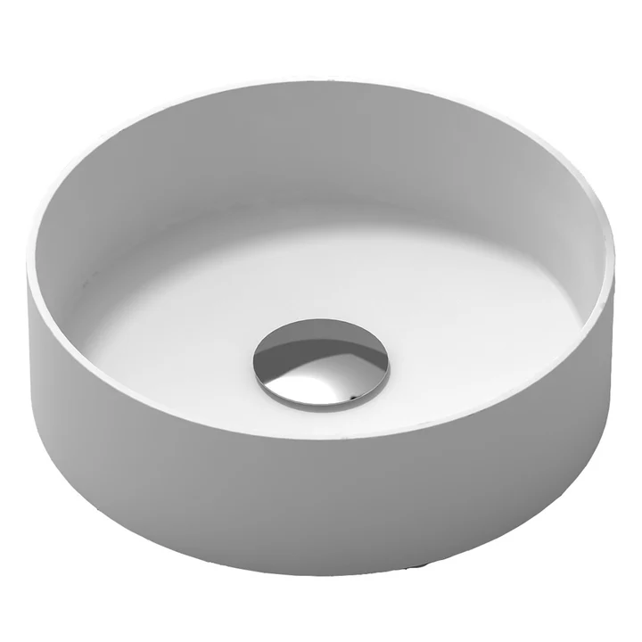 Parisi Fino Round Solid Surface 38 Wash Basin - Sydney Tap and Bathroomware