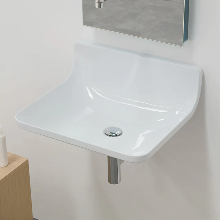 Parisi Plate 64 Wall Basin - Sydney Tap and Bathroomware
