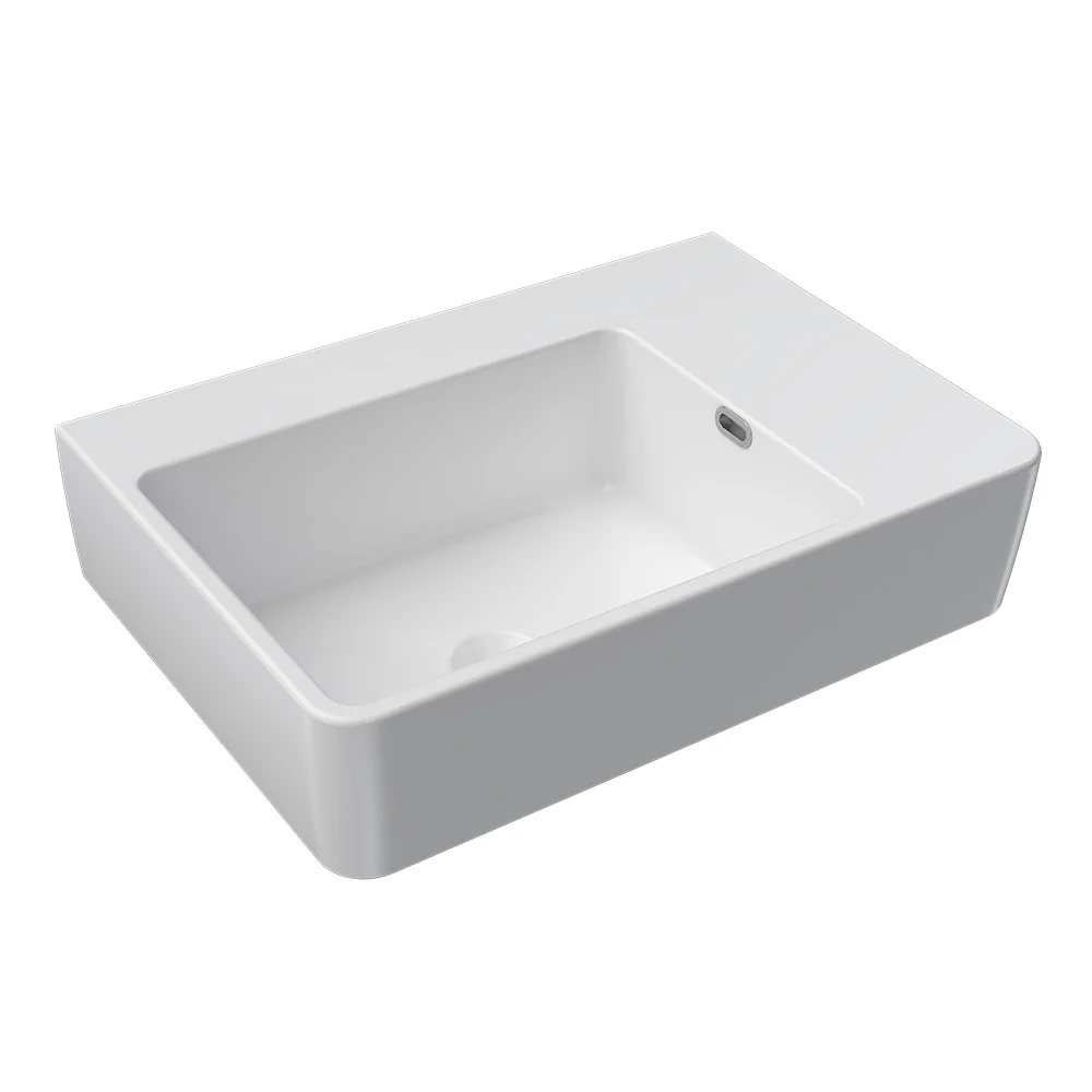 Quasar 650mm Bench Mounted Basin Right Hand Shelf (Left Bowl) - Sydney ...
