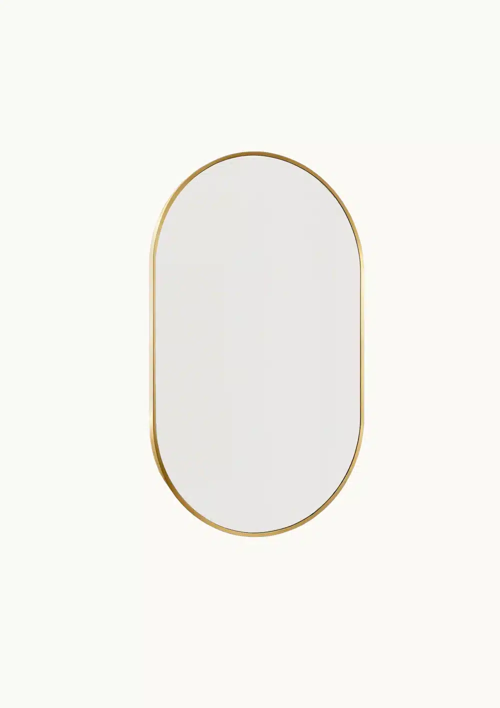 Bespoke Organic Brass Pill Mirror - Buy